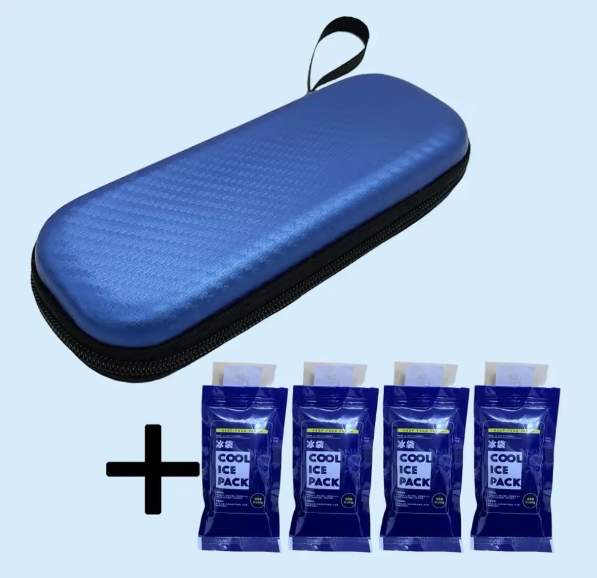 Insulated travel case cooler with ice packs - Stone Mountain Research LLC